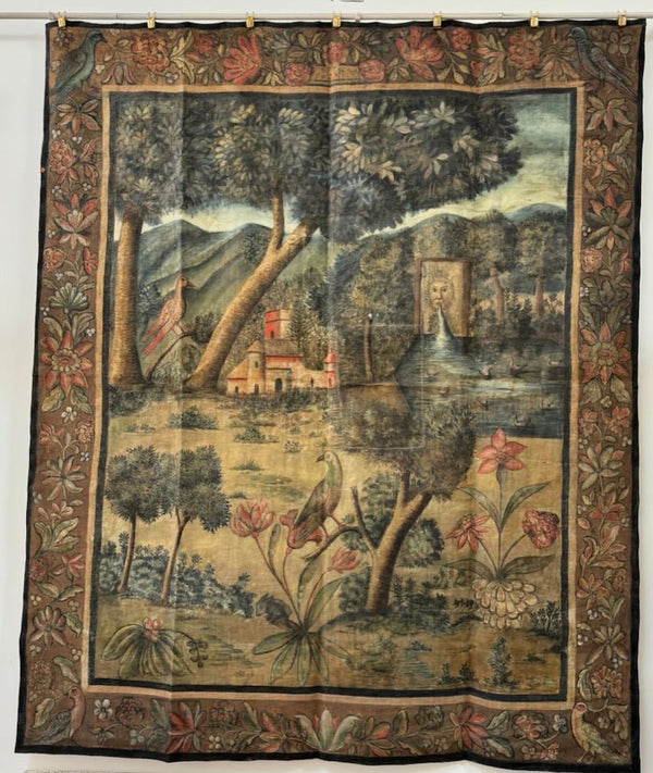 Rare Louis XV French Early 18th Century Toile Peinte Tapestry - Helen ...