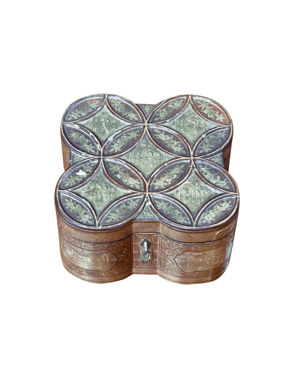 Rare Quatrefoil Chinese Export Tea Caddy, 19th Century - Helen Storey ...